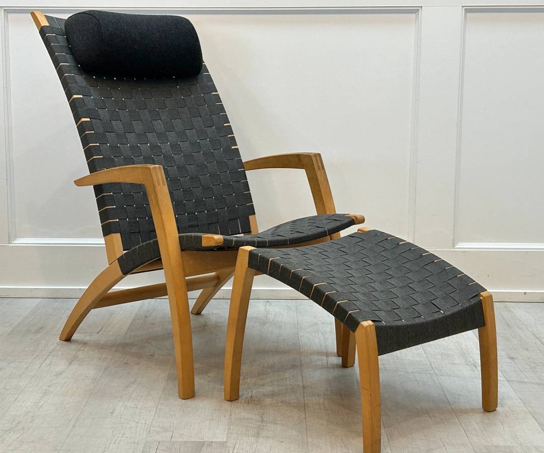 Luna Lounge Chair & Ottoman – Split Level Modern