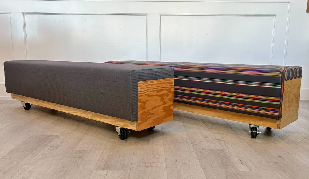 Loft Style Upholstered Benches – Split Level Modern