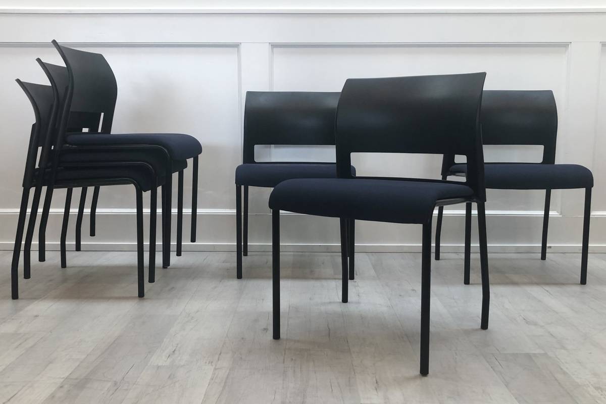 Steelcase "Move" Stacking Chairs – Split Level Modern