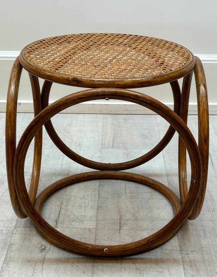 Thonet Style Bentwood Ottoman – Split Level Modern
